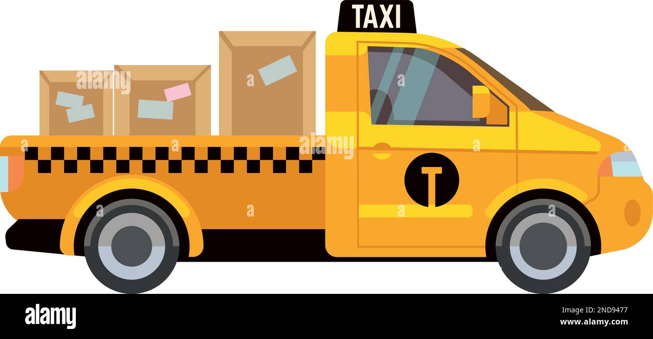 Cargo taxi truck. Shipping delivery transport icon Stock Vector Image ...