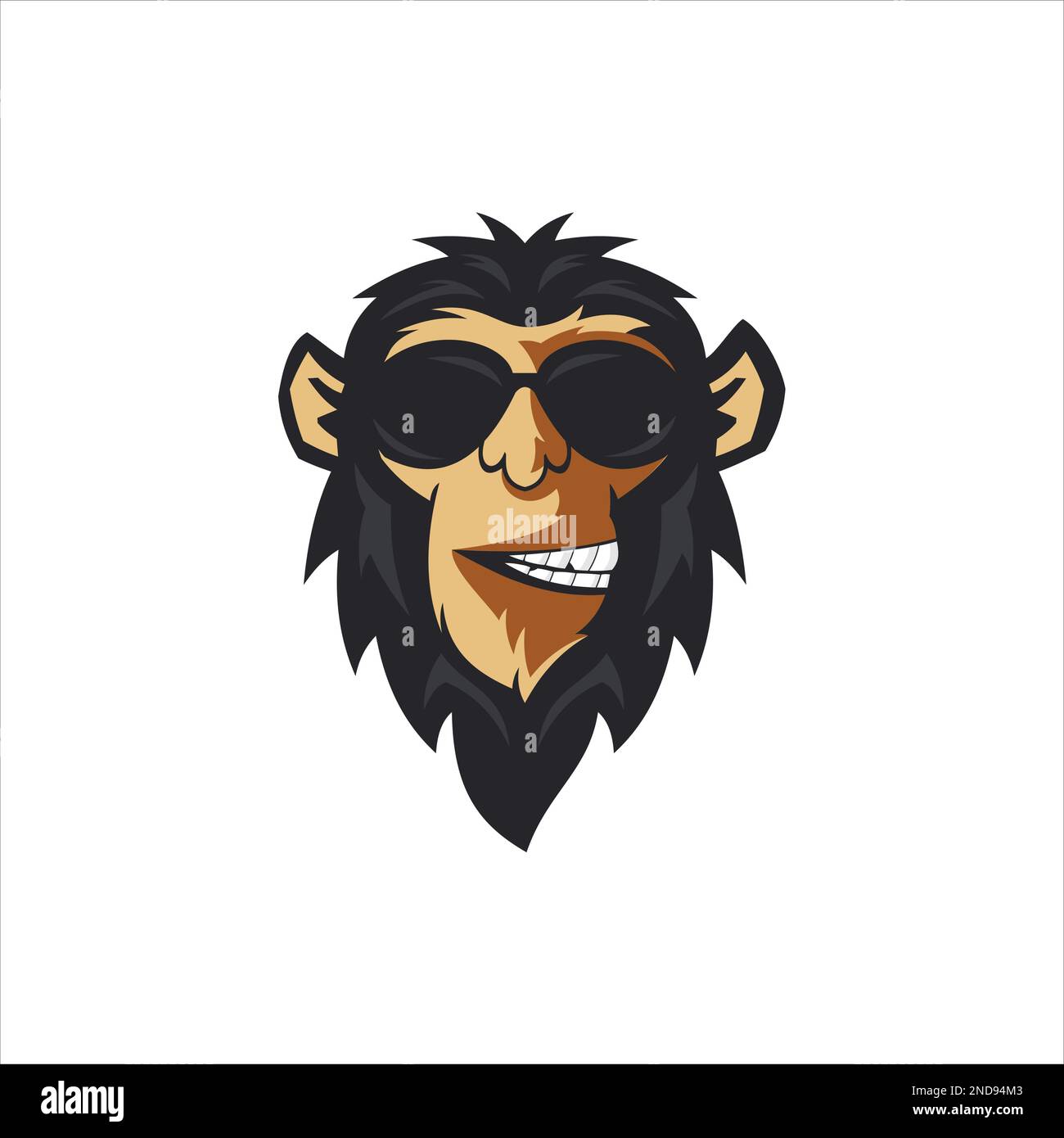 monkey icon vector animal Stock Vector Image & Art - Alamy