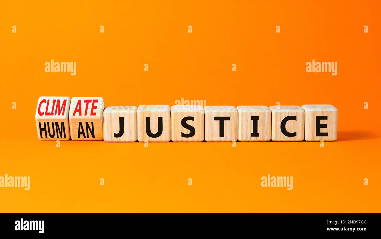 Climate or human justice symbol. Concept words Climate justice Human ...