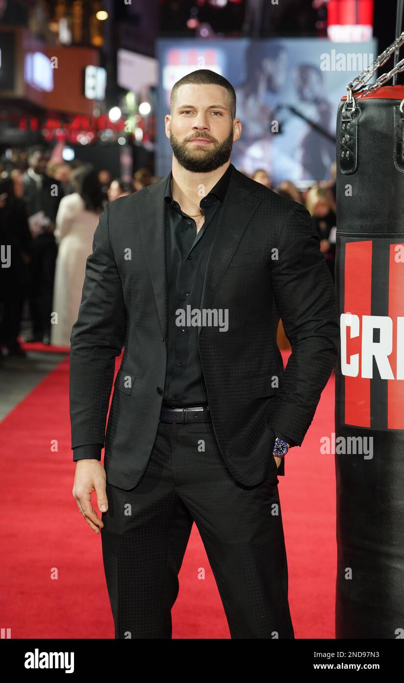 Florian Munteanu attends the European premiere of Creed III at ...