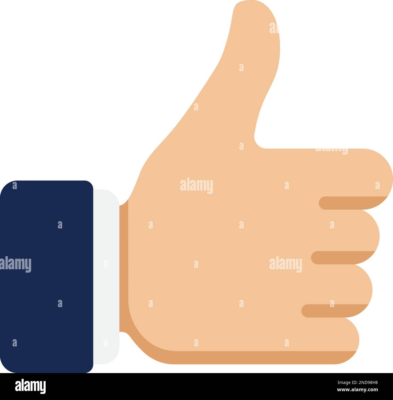 Thumb up hand gesture icon. Like symbol Stock Vector Image & Art - Alamy