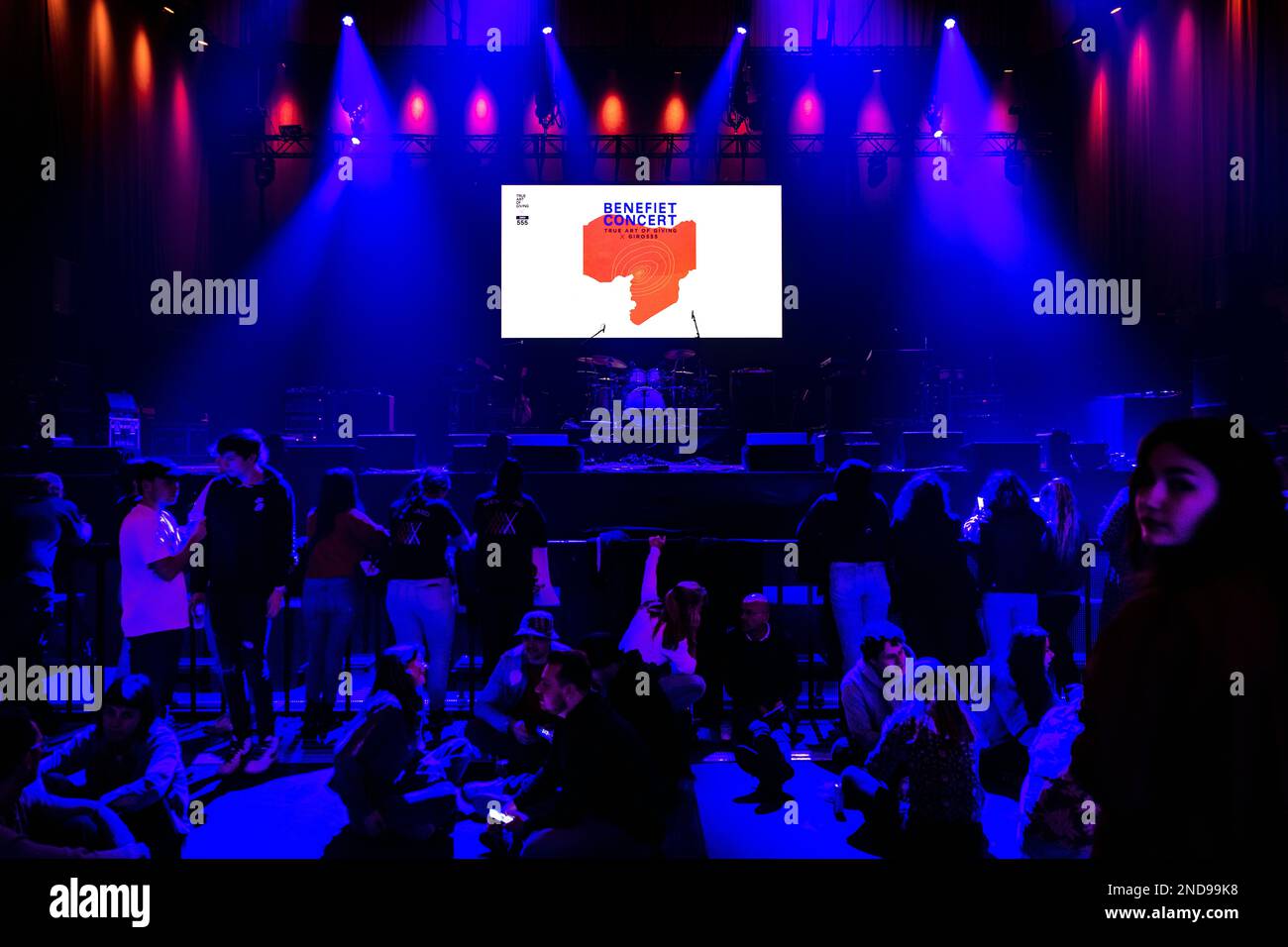 AMSTERDAM - De Gashouder before the start of the True Art of Giving X ...