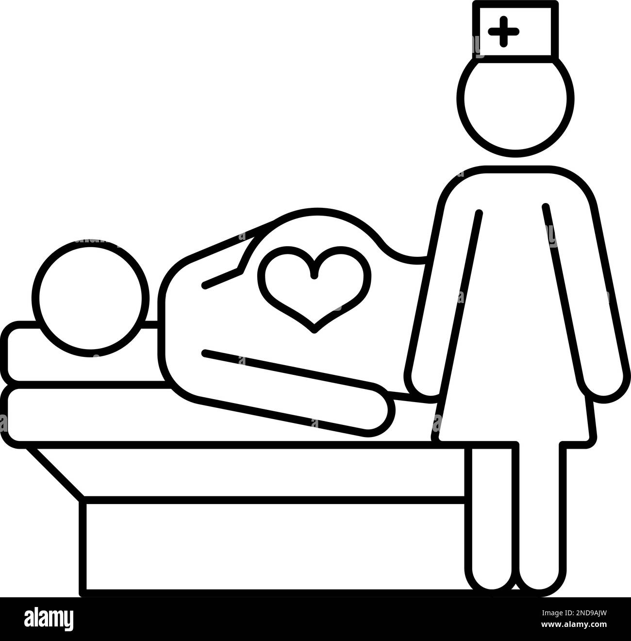 New born hospital bed Cut Out Stock Images & Pictures - Alamy