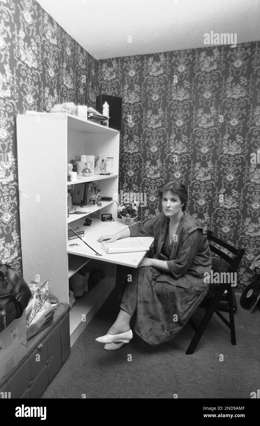 Bettina Hubers (20) of West Berlin in Berlin on Dec. 14, 1982. She ...