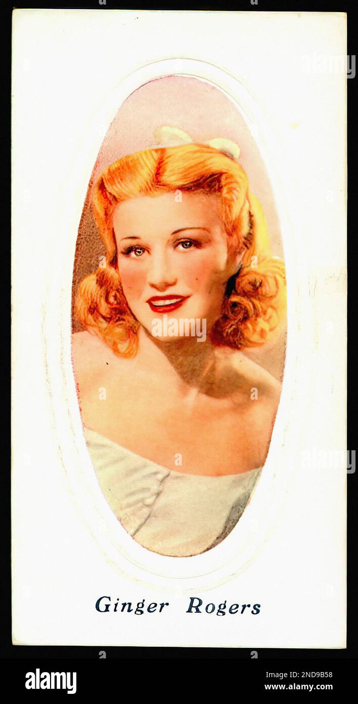 Vintage portrait of ginger rogers hi-res stock photography and images ...