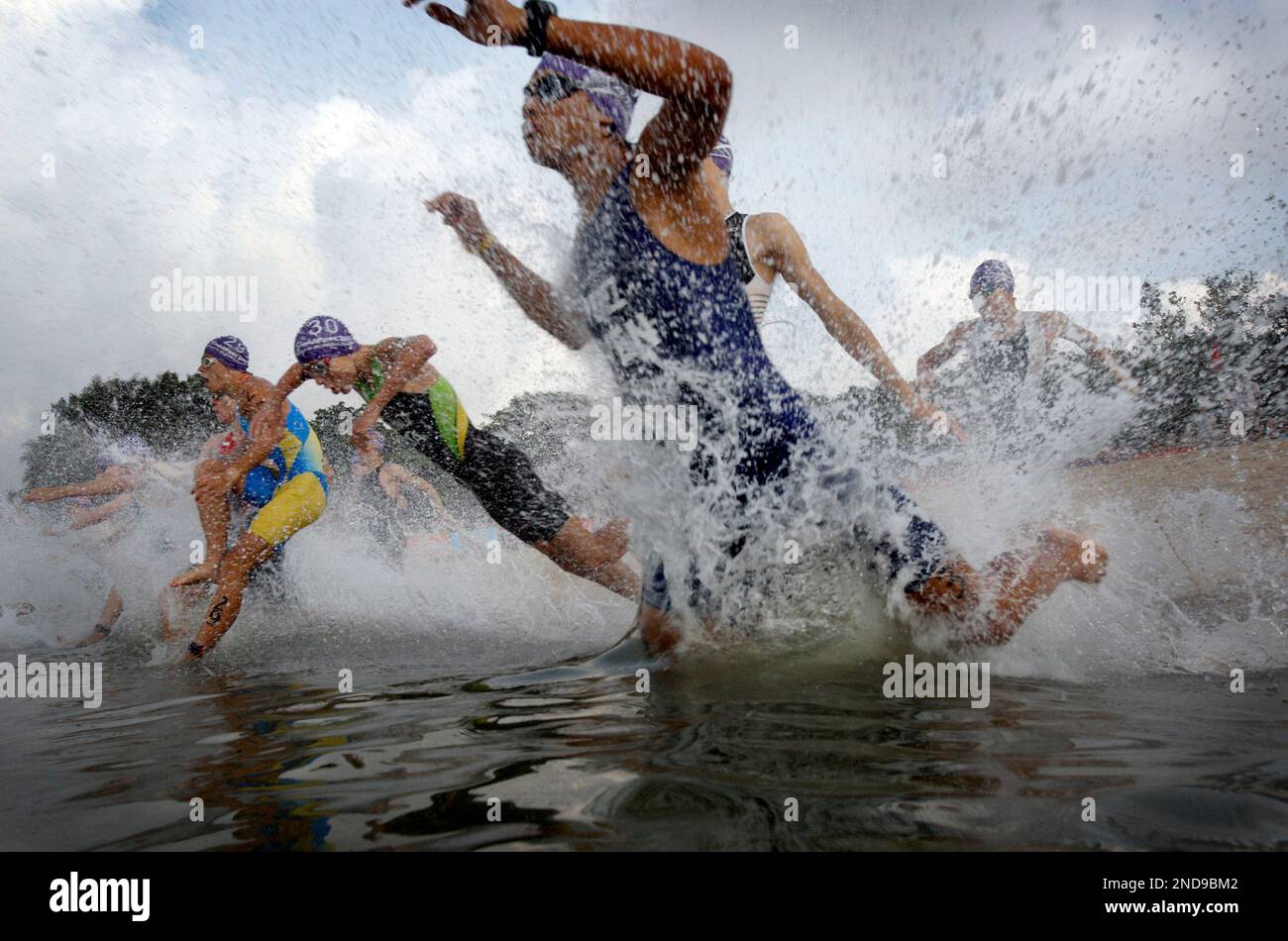 Scott Ang of Singapore, from right to left, Tobiaas Klesen of Germany ...