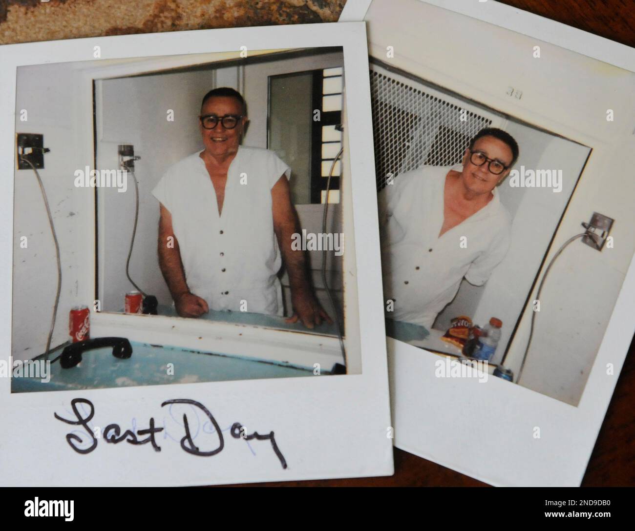 Convicted murderer Claude Jones is shown in these family snapshots ...