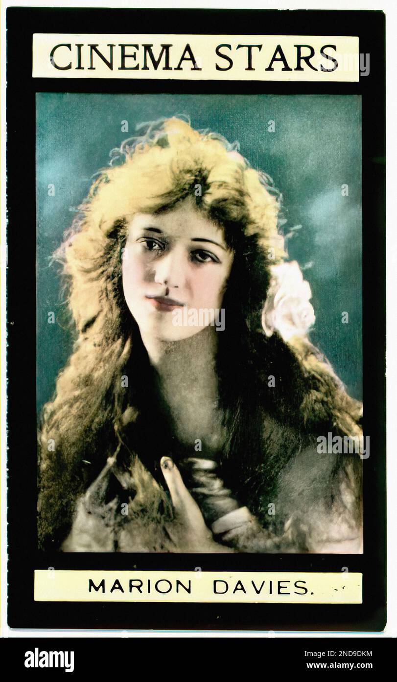 Marion davies cigarette card hi-res stock photography and images - Alamy