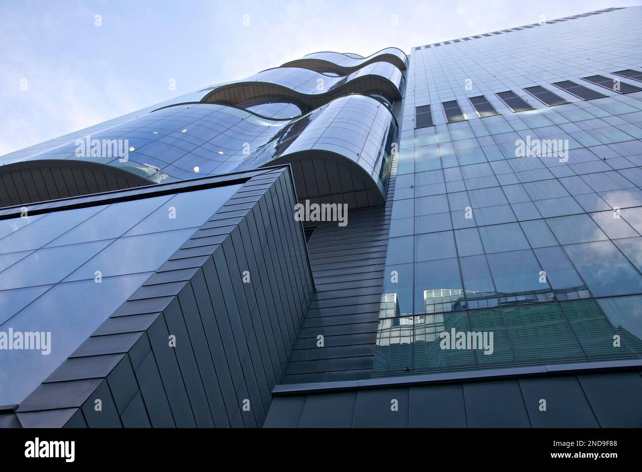 Reflection of a modern design building in Toronto Stock Photo - Alamy