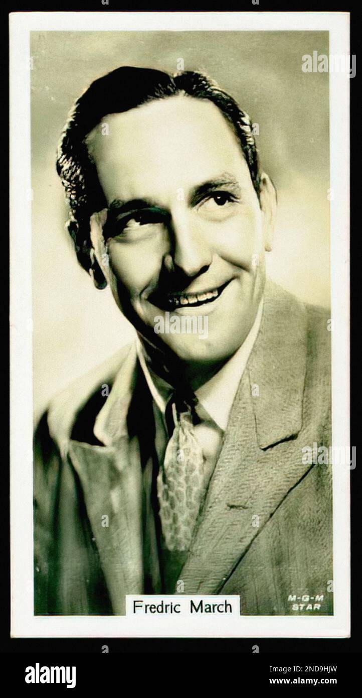 Fredric march portrait hi-res stock photography and images - Alamy