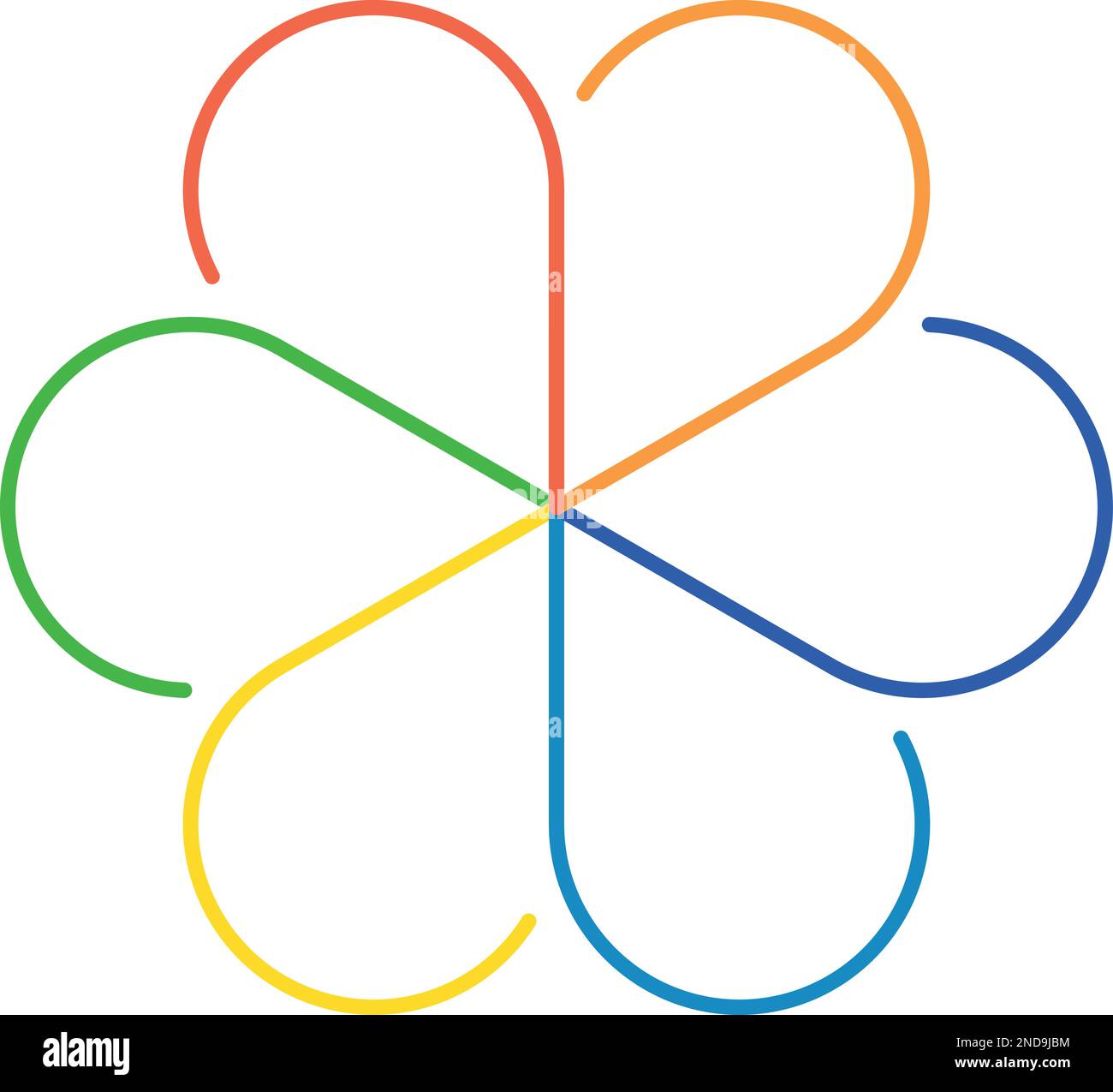 Business report text frame. Color line shape Stock Vector Image & Art ...