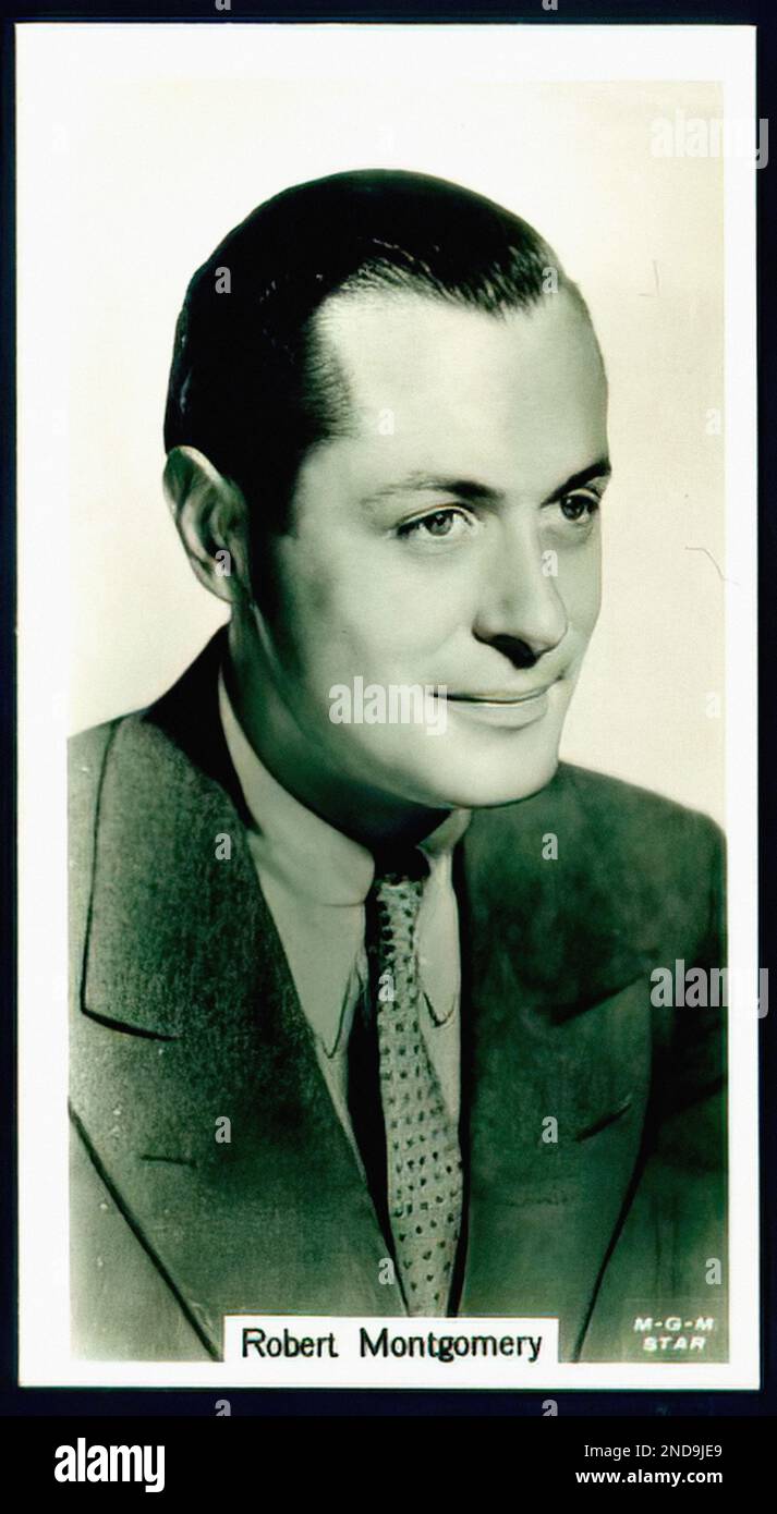Robert montgomery portrait hi-res stock photography and images - Alamy