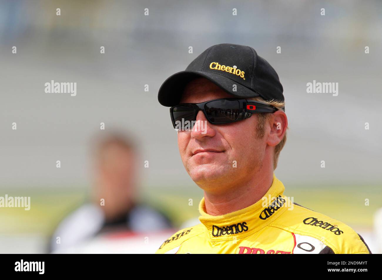 NASCAR driver Clint Bowyer is seen at Michigan International Speedway ...