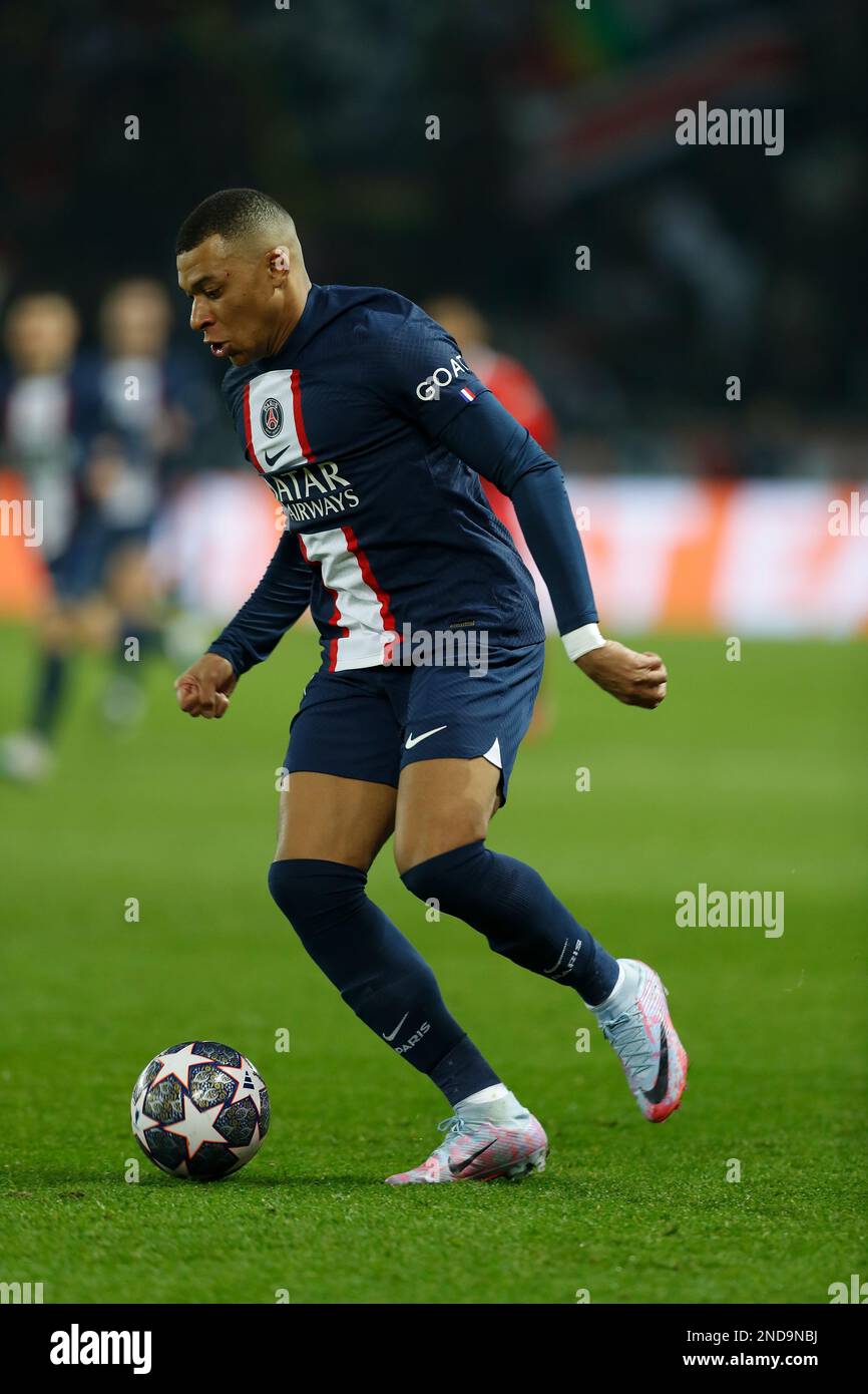 Paris, France. 14th Feb, 2023. Kylian Mbappe (PSG) Football/Soccer : UEFA Champions League Round ...
