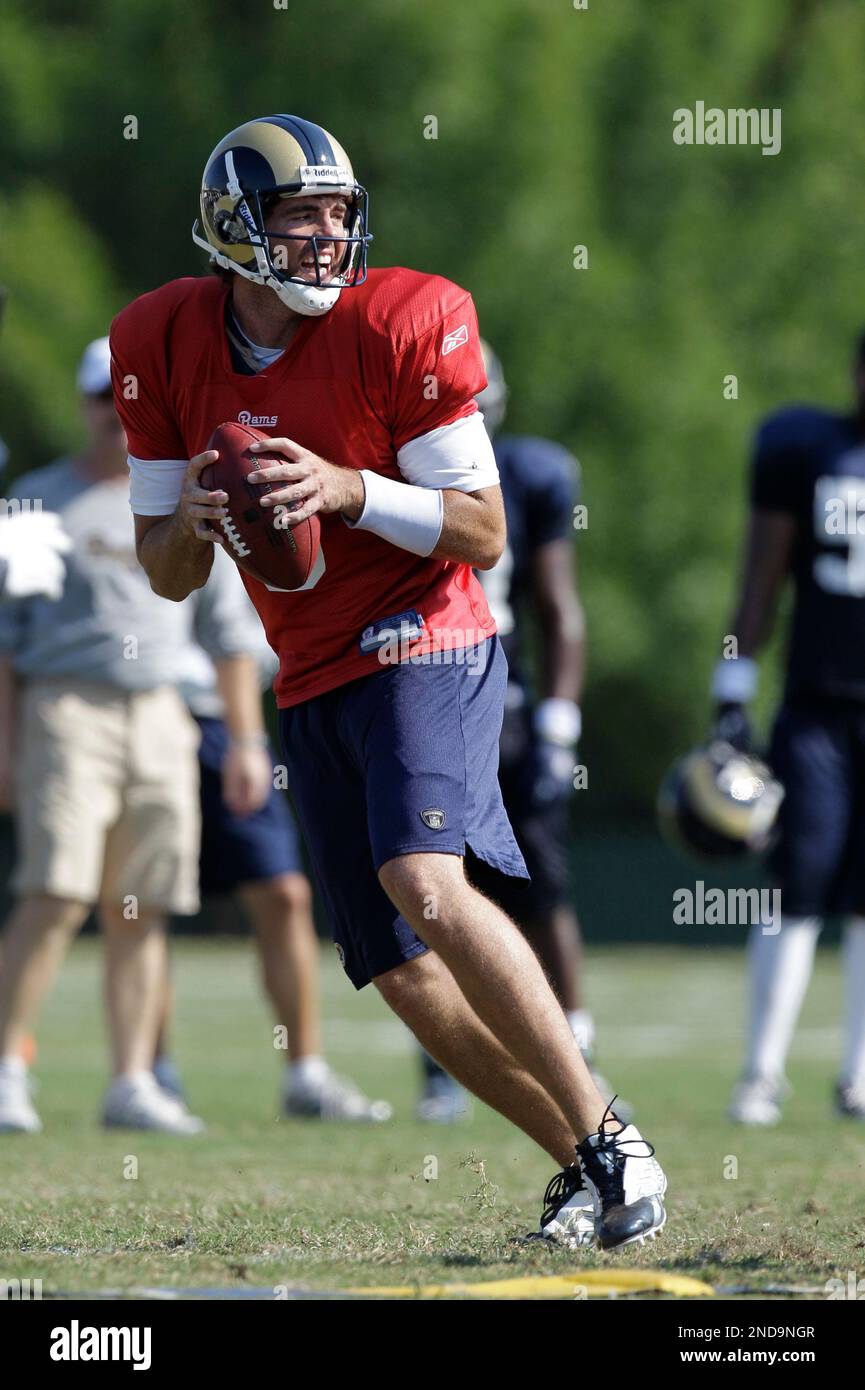 St. Louis Rams quarterback Keith Null drops back to pass during NFL ...