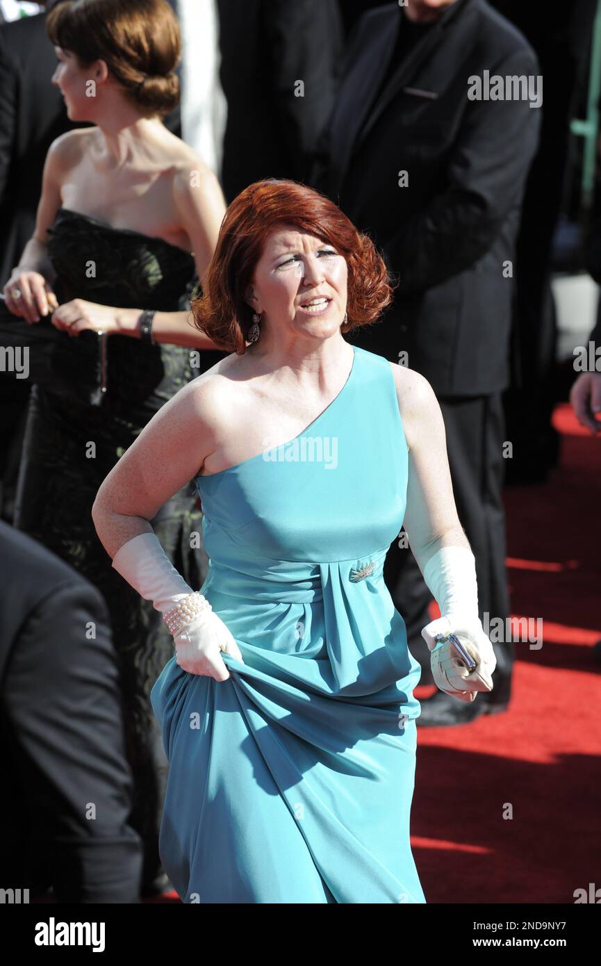 Kate Flannery of "The Office," arrives at the 61st Primetime Emmy ...