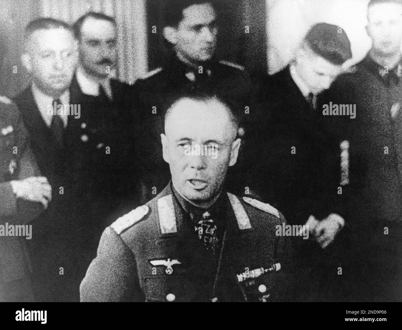 During his visit to Berlin Field Marshal Erwin Rommel was a guest at ...