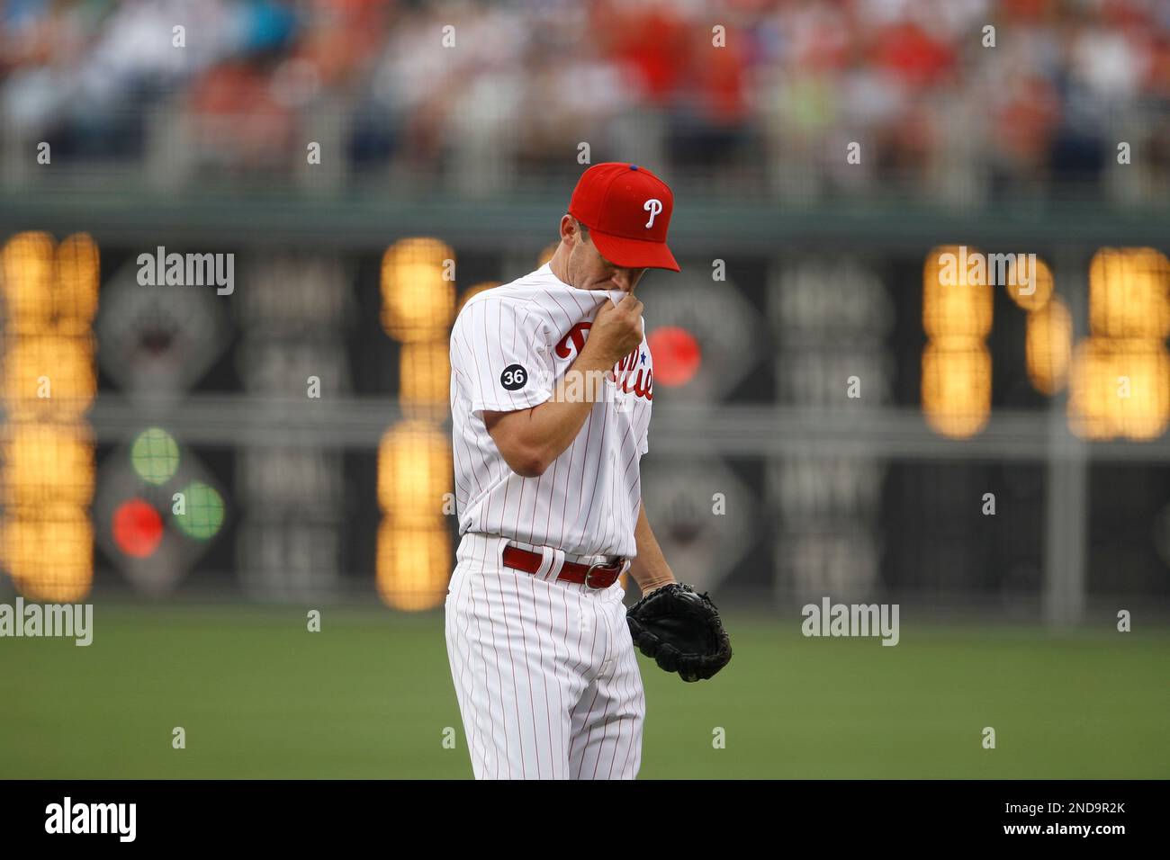 Philadelphia Phillies' Roy Oswalt during a baseball game against the ...