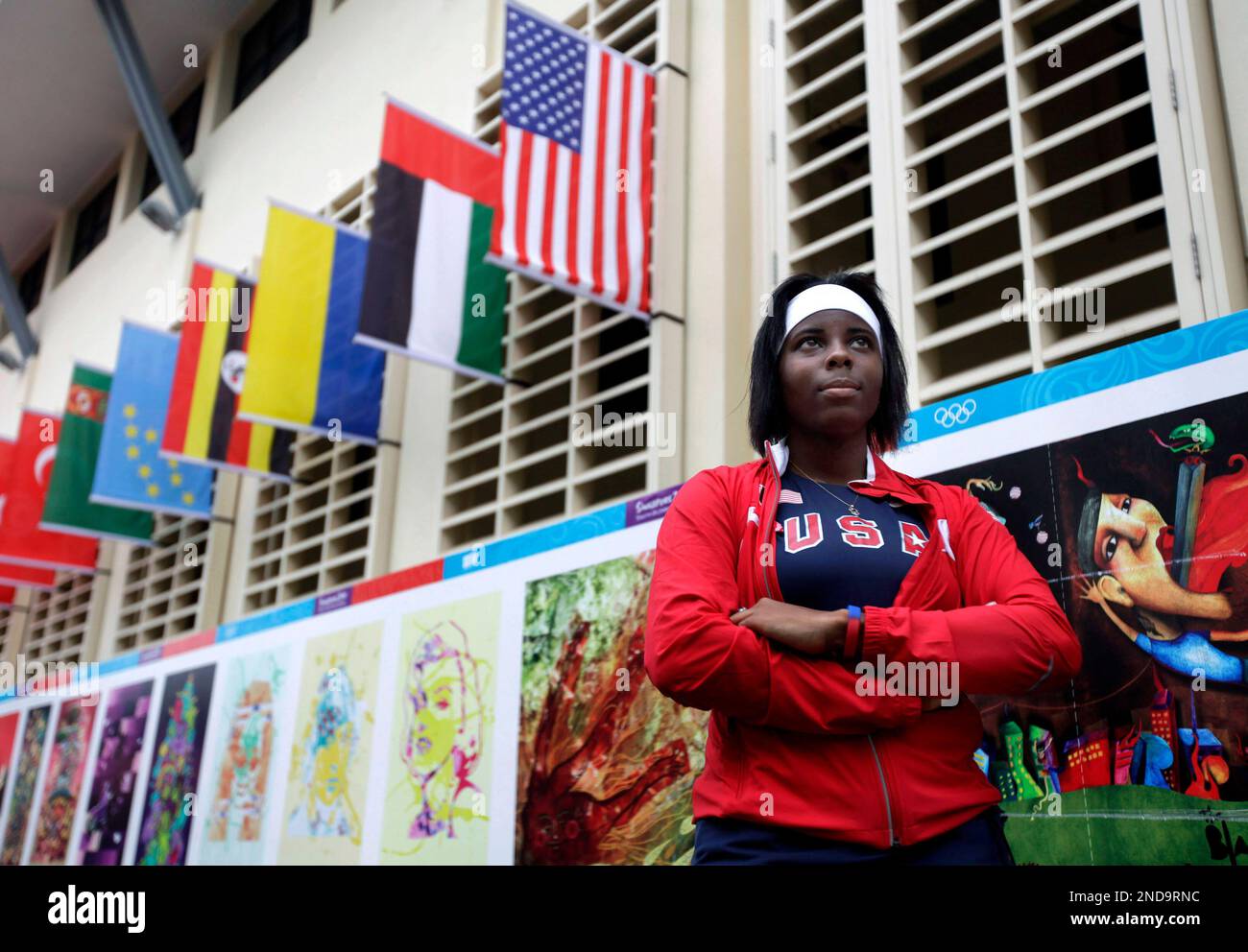 Hannah Carson, 17, javelin thrower and captain of the U.S. track and ...