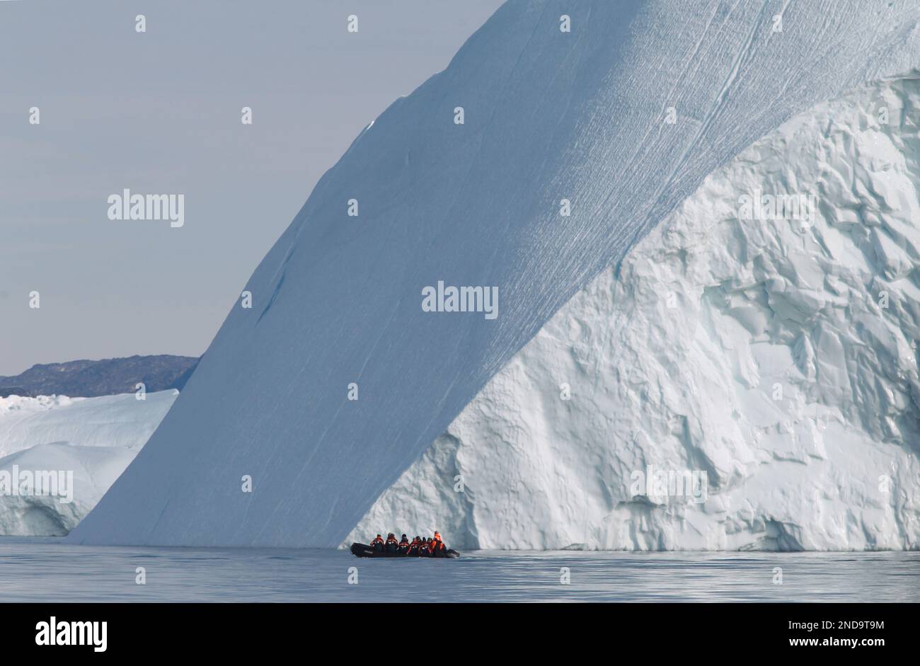 Travelling in the North Polar region, Arctic, Disco Bay in Greenland ...