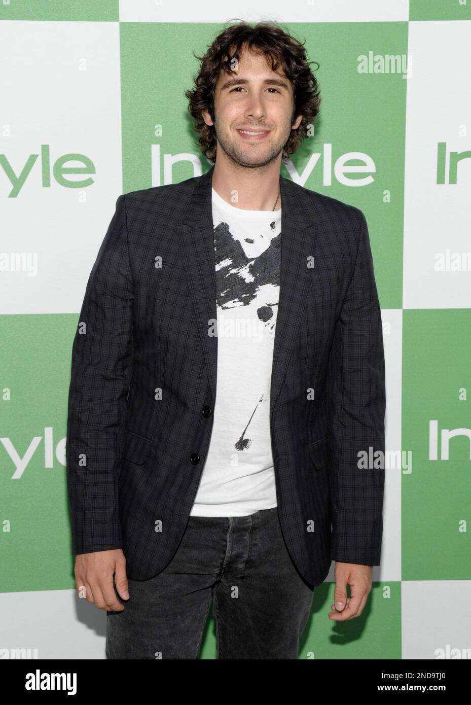 Singer Josh Groban arrives at the "InStyle Summer Soiree" in Los ...