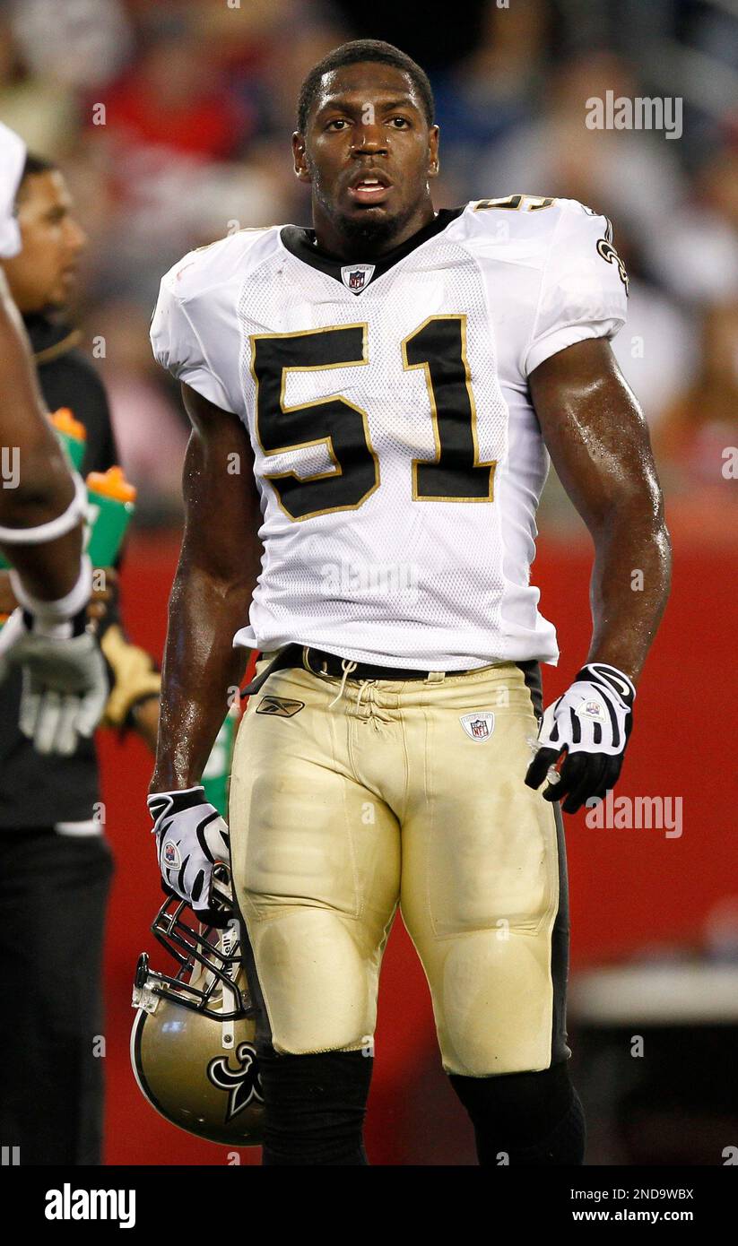 New Orleans Saints' Jonathan Vilma during the first half of an NFL ...