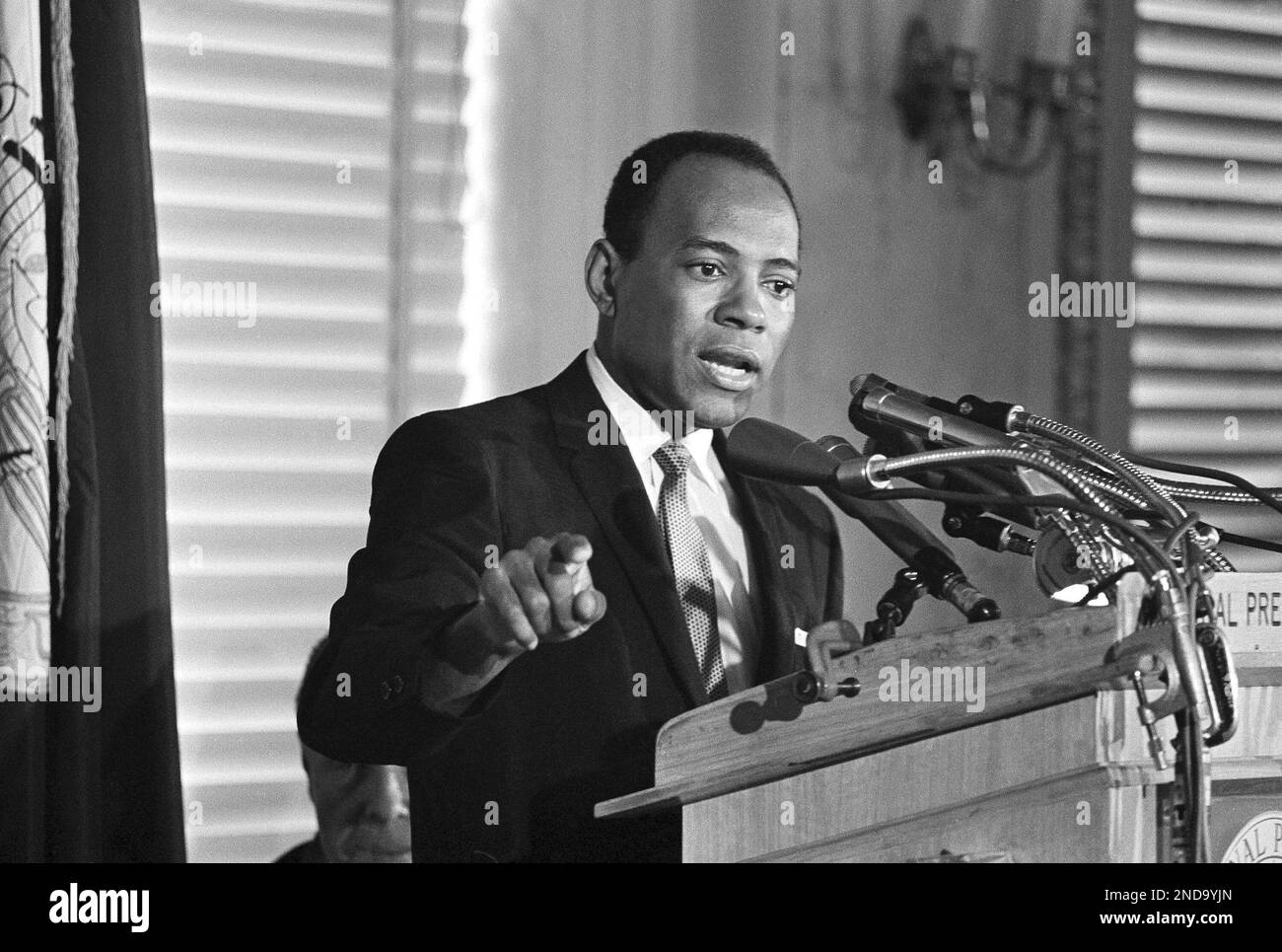 James Meredith, shot and wounded in Mississippi on a civil rights march ...