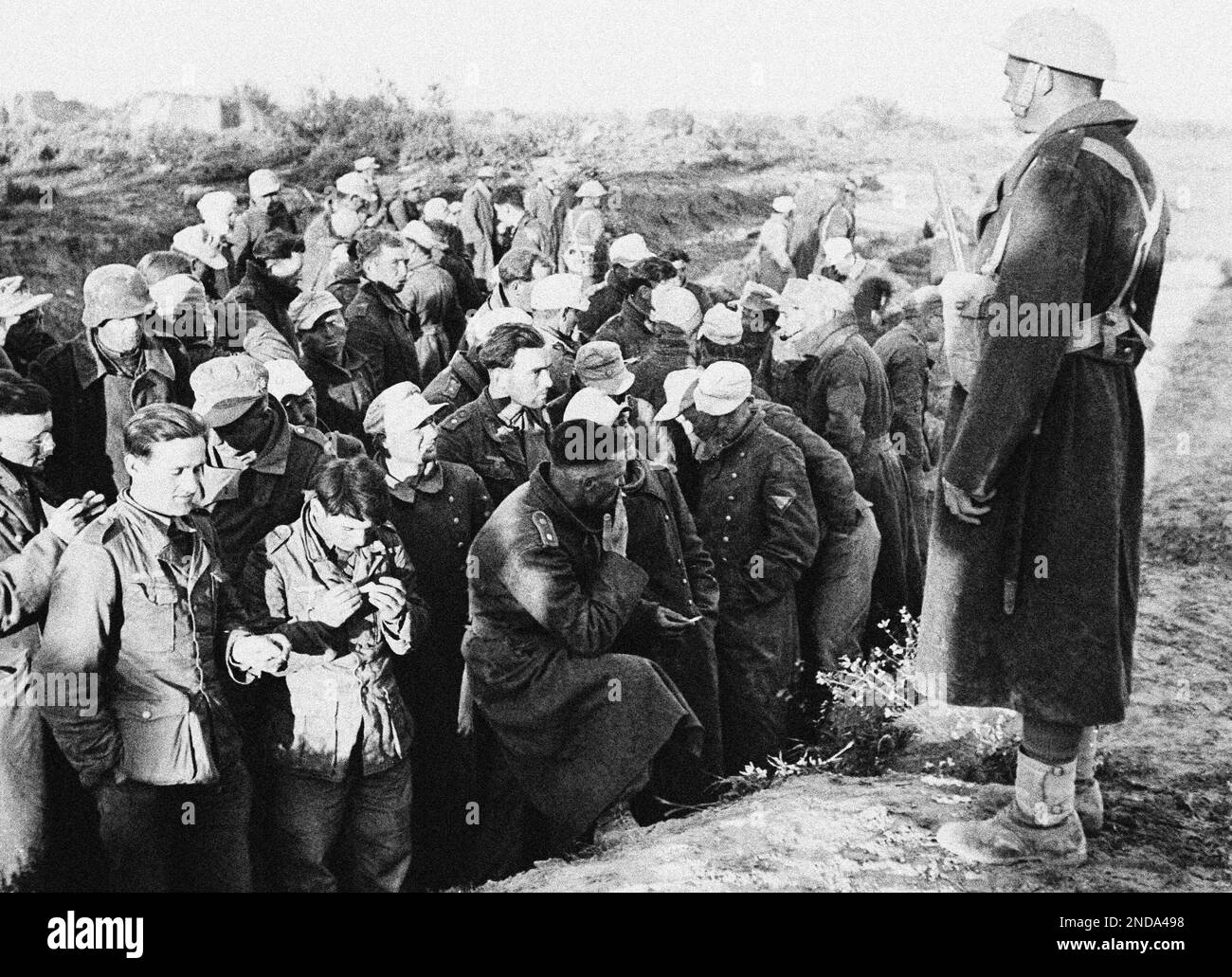 These German soldiers are part of 1,700 prisoners taken by the British ...