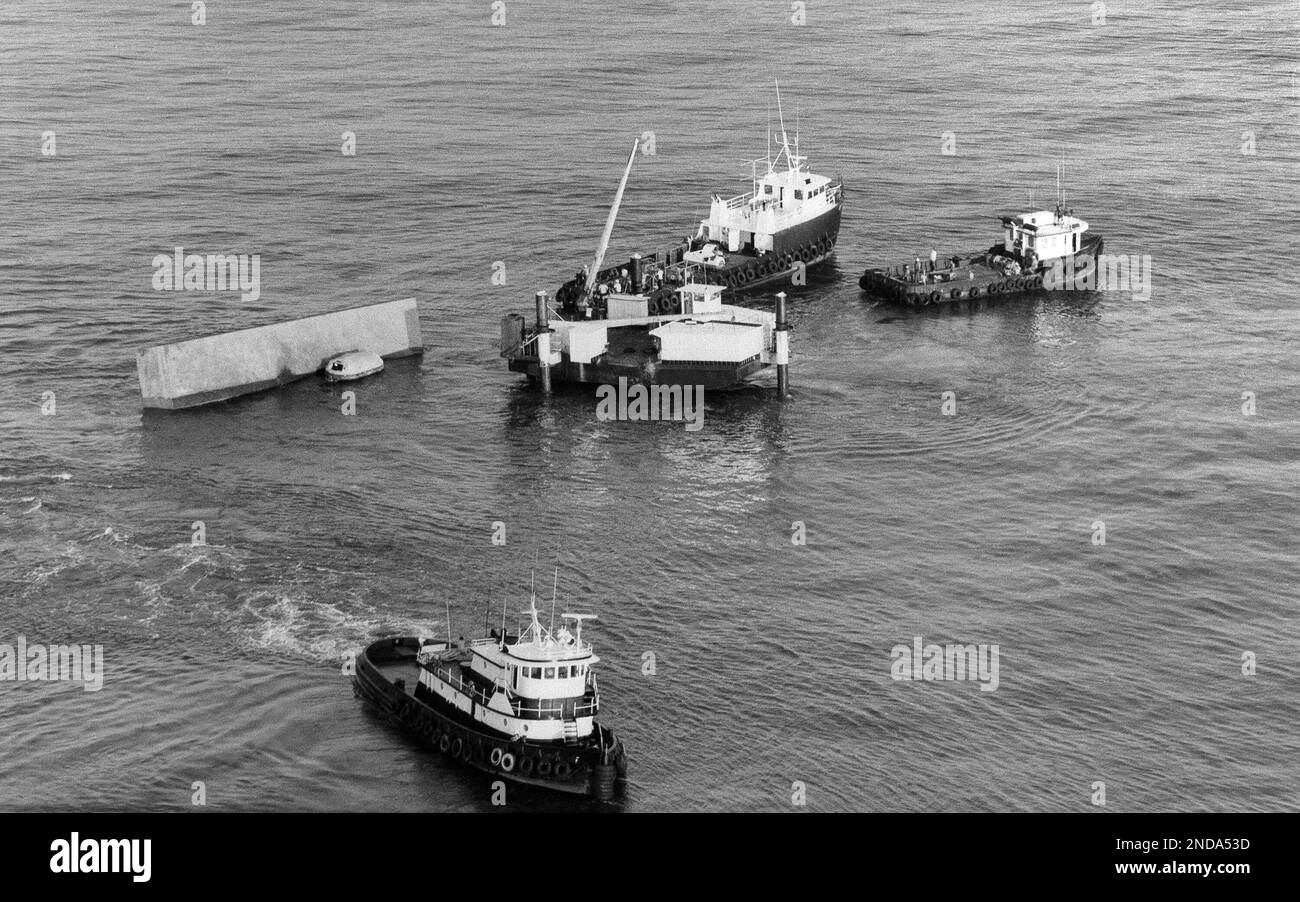 Six persons were believed trapped inside a capsized oil rig in the Gulf ...