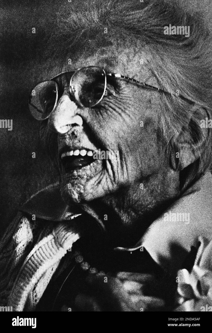 Florence Knapp, shown in an unknown location in a 1986 file photo, was the world’s oldest person ...