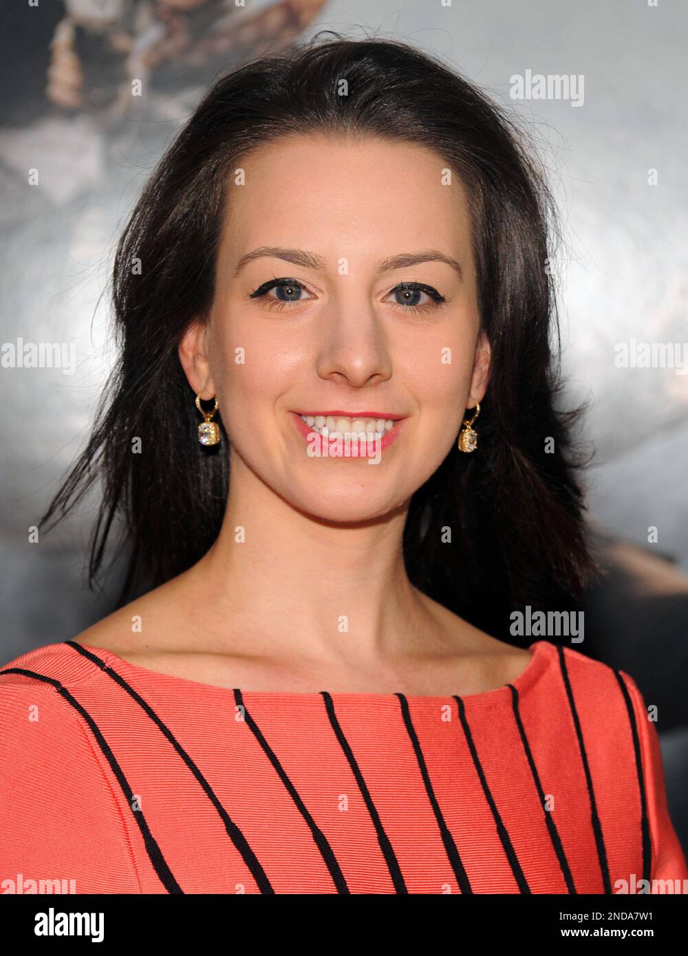 Olympic figure skater Sarah Hughes attends the the world premiere of ...