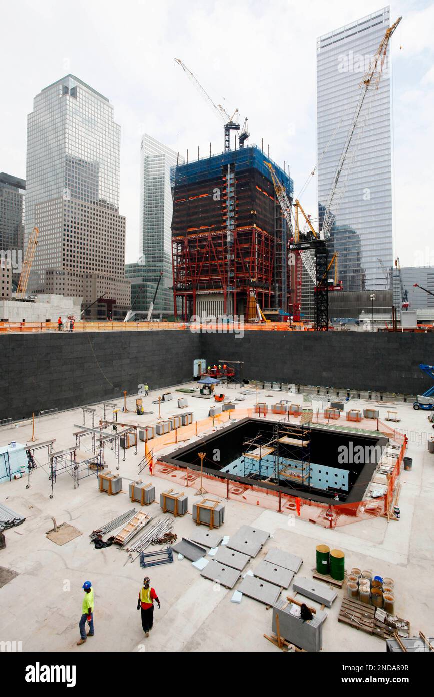 Construction continues on the National September 11 Memorial and Museum ...