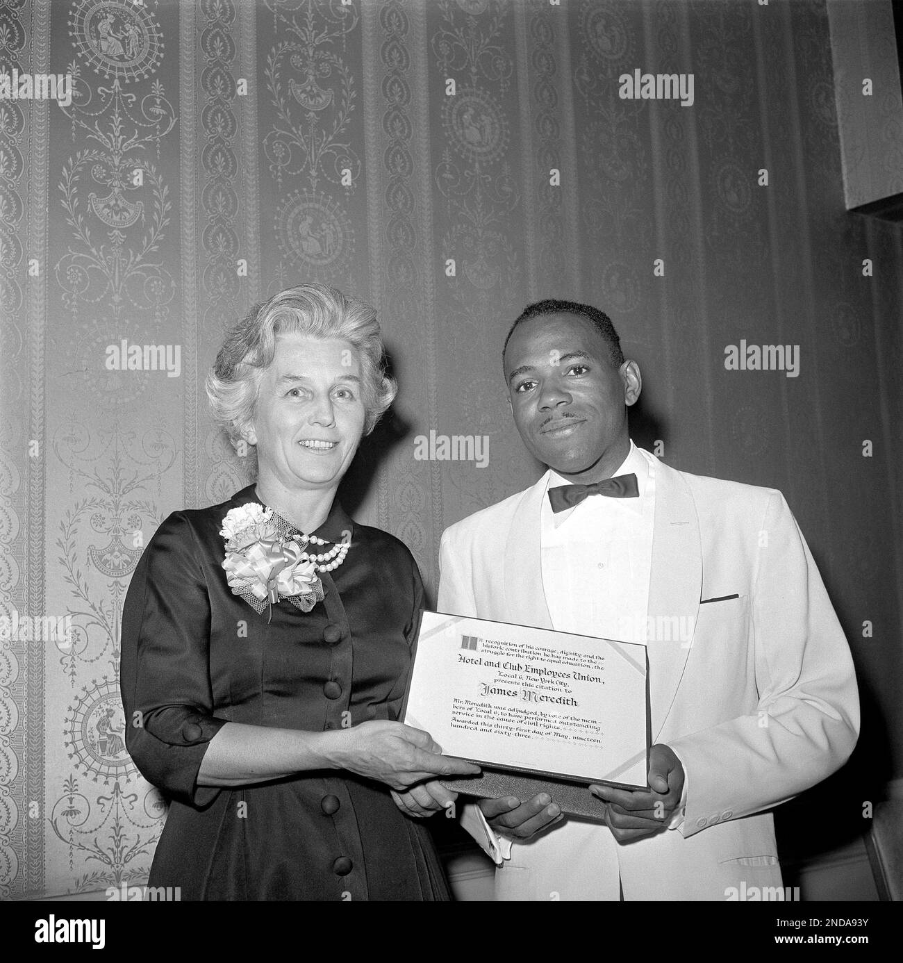Betty Bentz, chairman of Civil Rights, Hotel and Club Employees Union ...