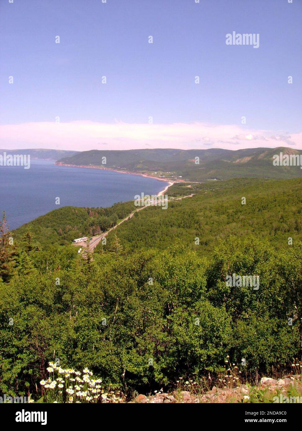 This July 13, 2010 photo shows a view of the Gulf of St. Lawrence from ...
