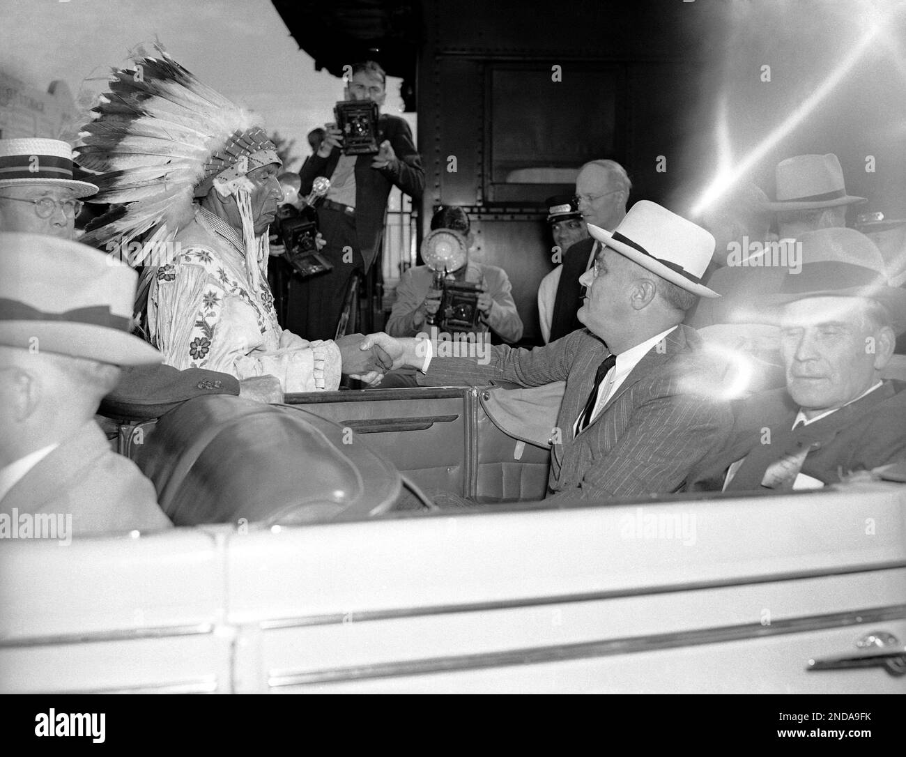 Chief Noah Badwound, Sioux Native American of the Pine Ridge ...