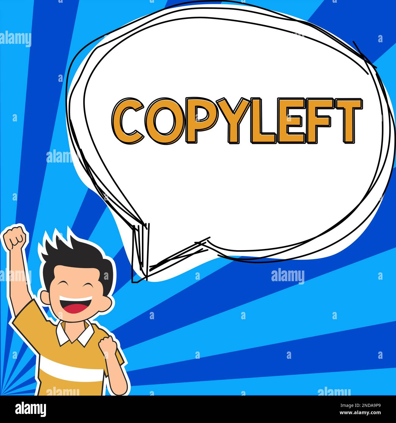 Writing displaying text Copyleft. Business idea the right to freely use ...