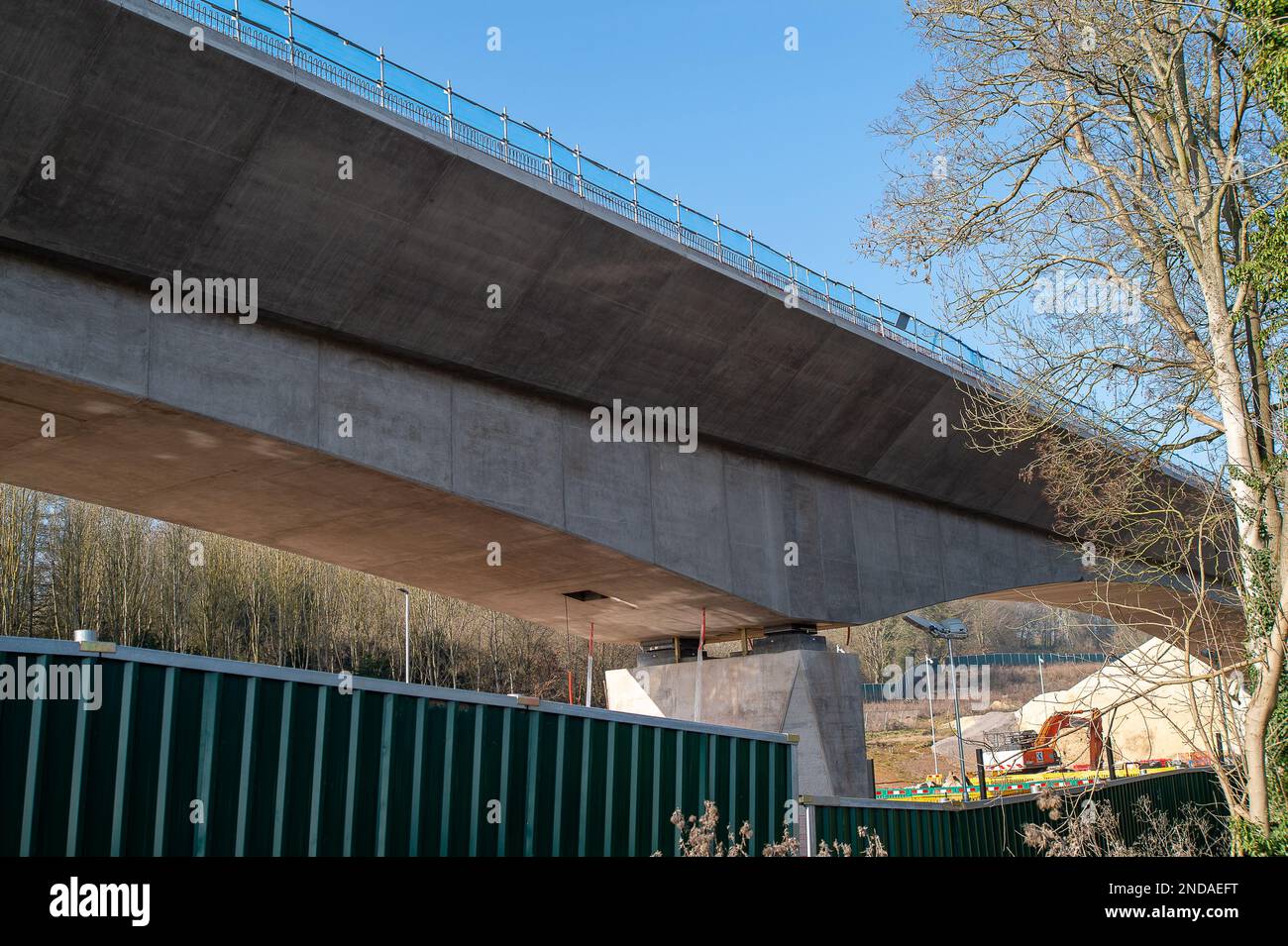 Denham, UK. 15th February, 2023. The HS2 High Speed Rail 2 Colne Valley ...