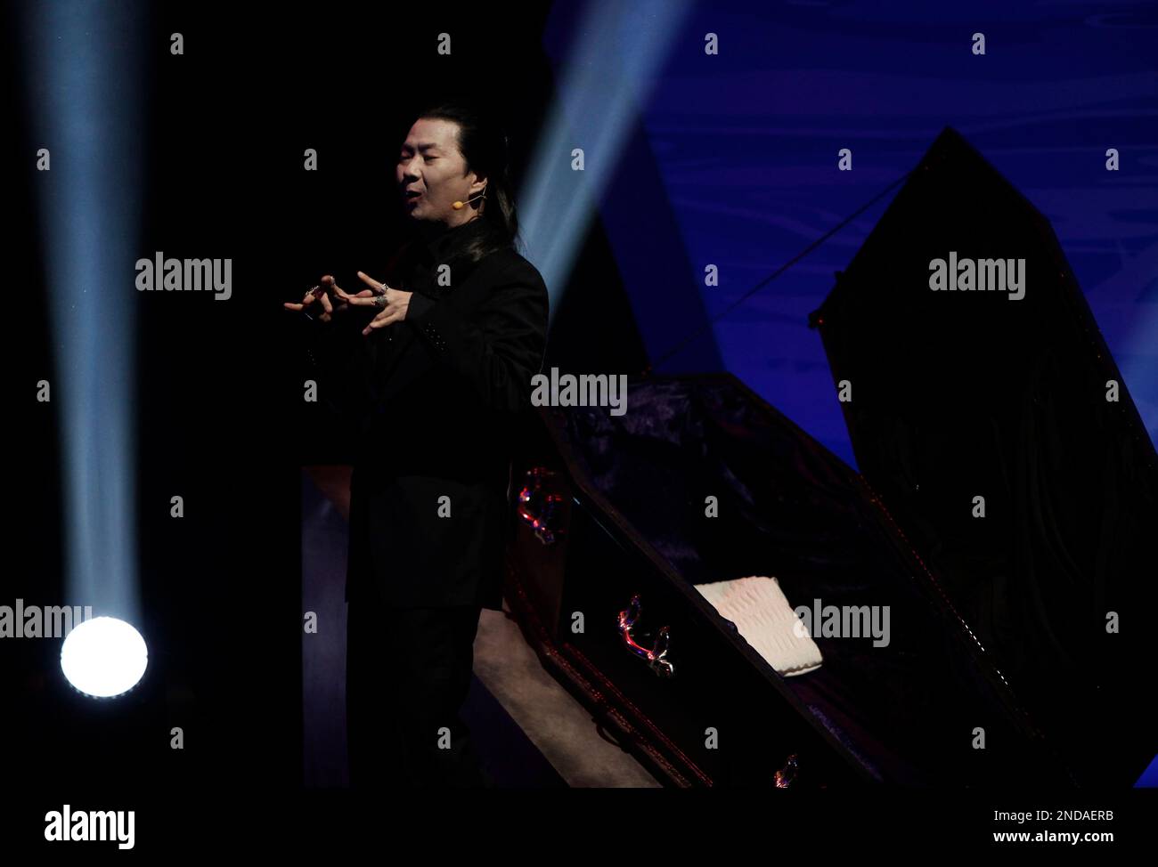 Ken Jeong introduces presenters Zachary Levi and Yvonne Strahovsky at ...