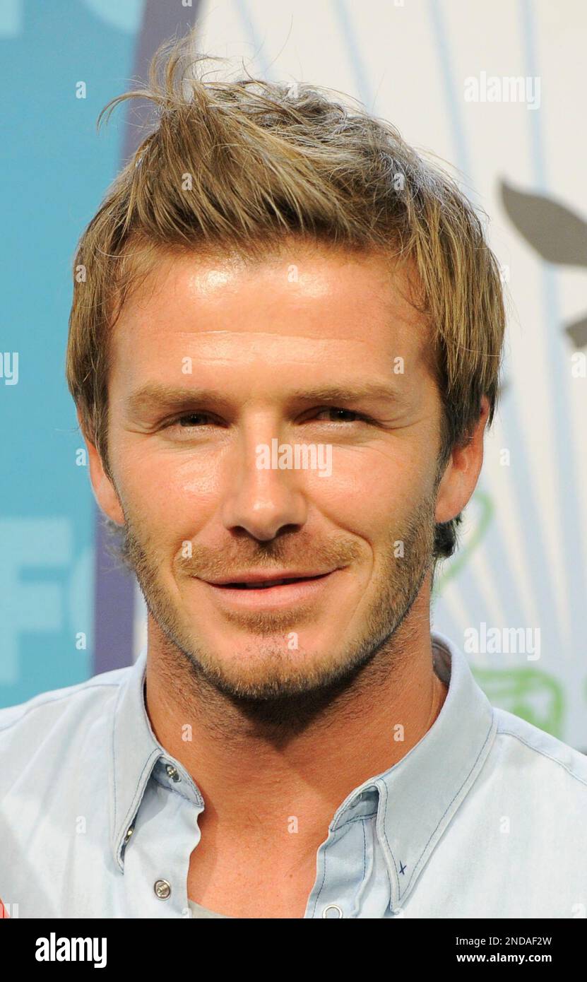 David Beckham Hairstyle 2008