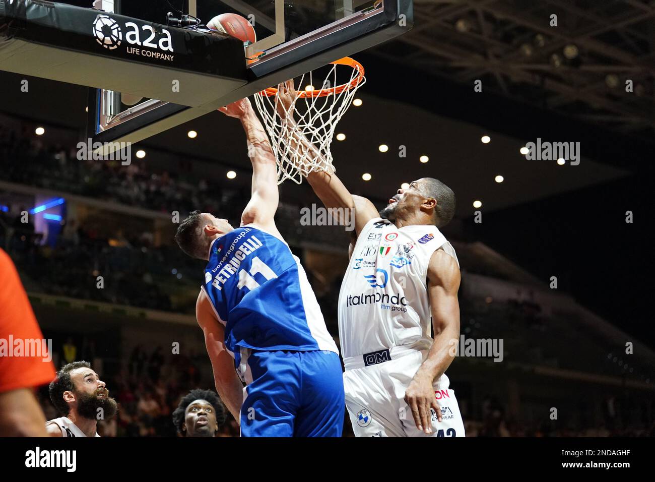 Turin, Italy. 15th Feb, 2023. EA7 EMPORIO ARMANI MILAN vs. GERMANI ...