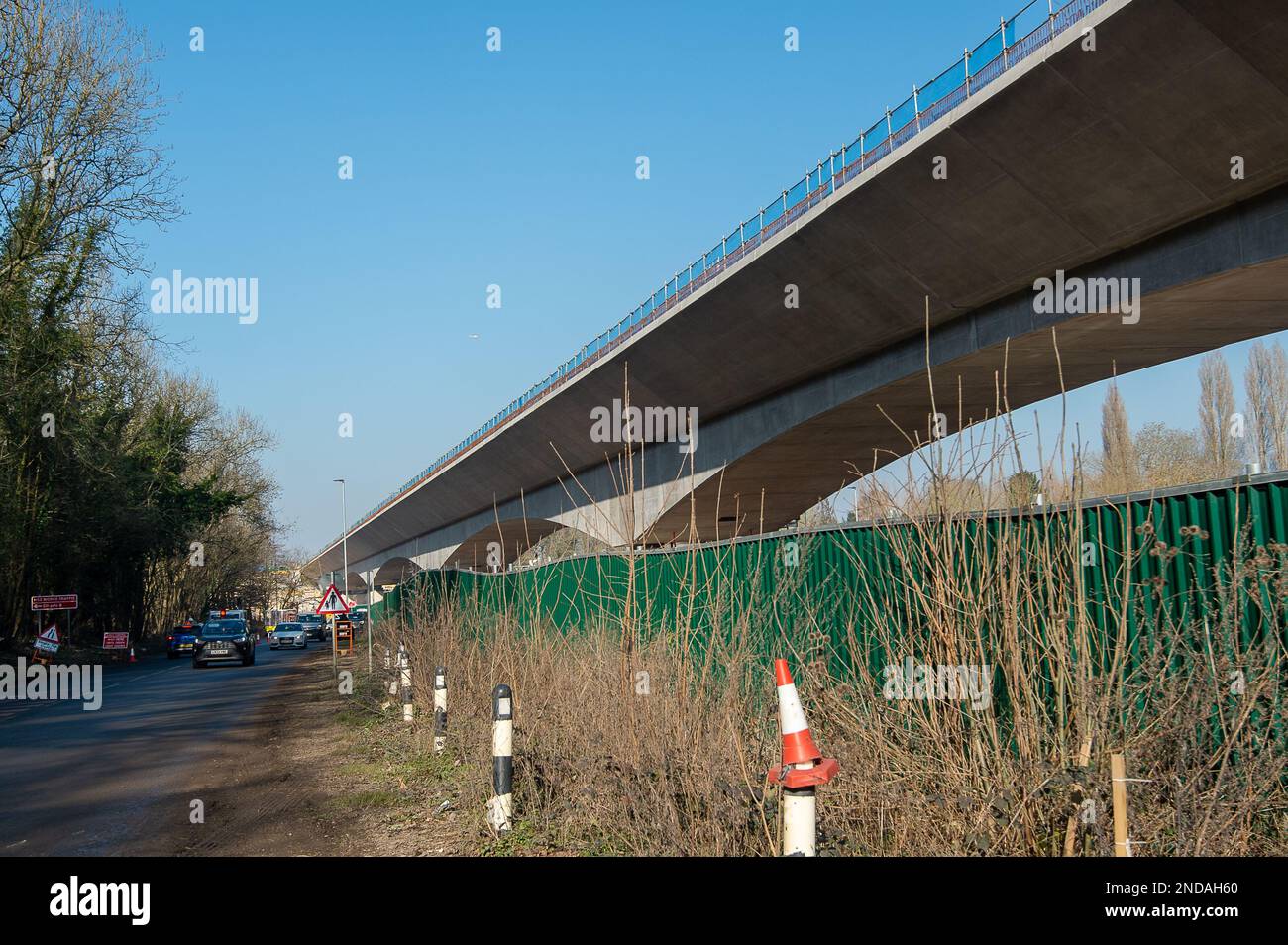 Denham, UK. 15th February, 2023. The HS2 High Speed Rail 2 Colne Valley ...