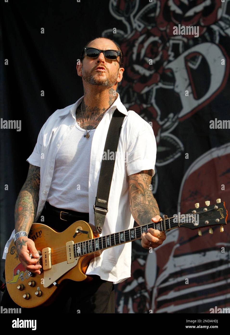 Mike Ness of Social Distortion performs during the fifth Mike Ness of Social Distortion performs during the fifth