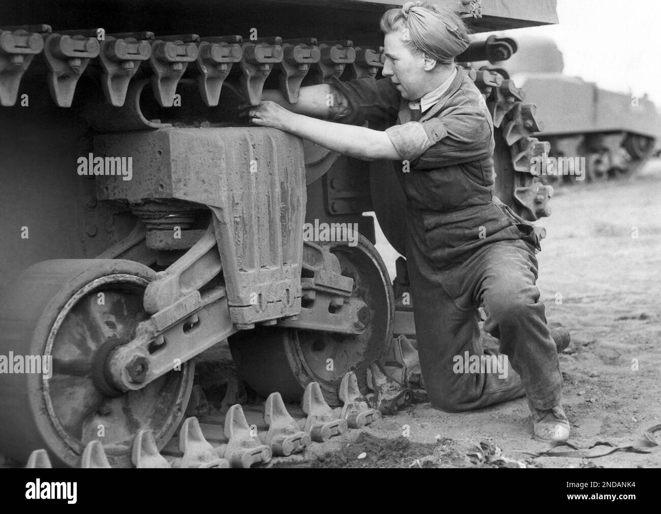 Greasing and repairing vehicles of every description damaged in combat ...