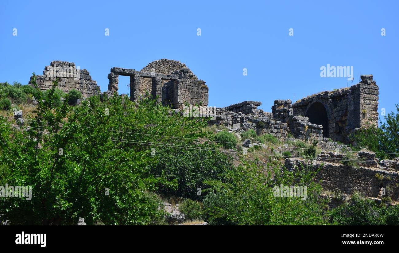 Sillyon Ancient City - Antalya - TURKEY Stock Photo - Alamy