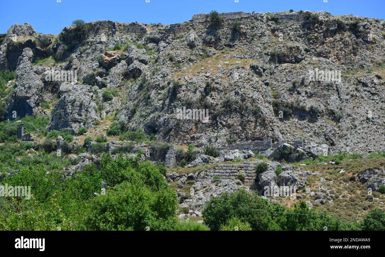 Sillyon Ancient City - Antalya - TURKEY Stock Photo - Alamy