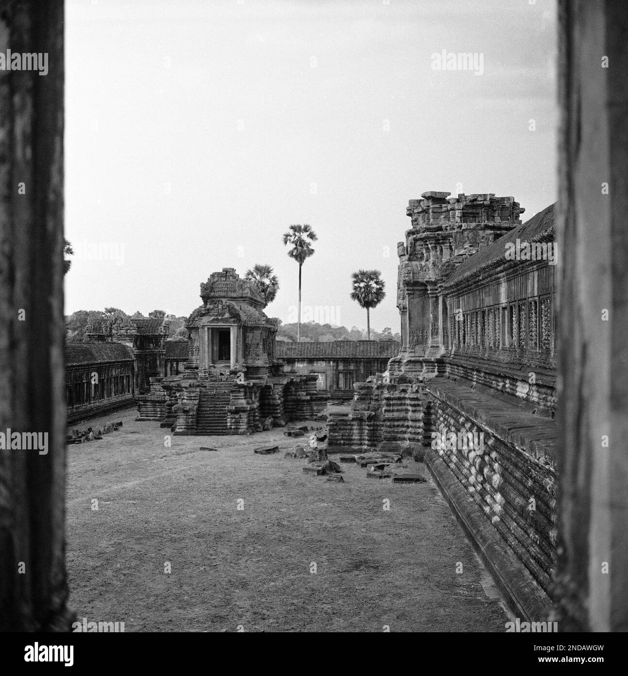 The ruins of Angkor, capital of the Khmer empire in Cambodia on July 5 ...