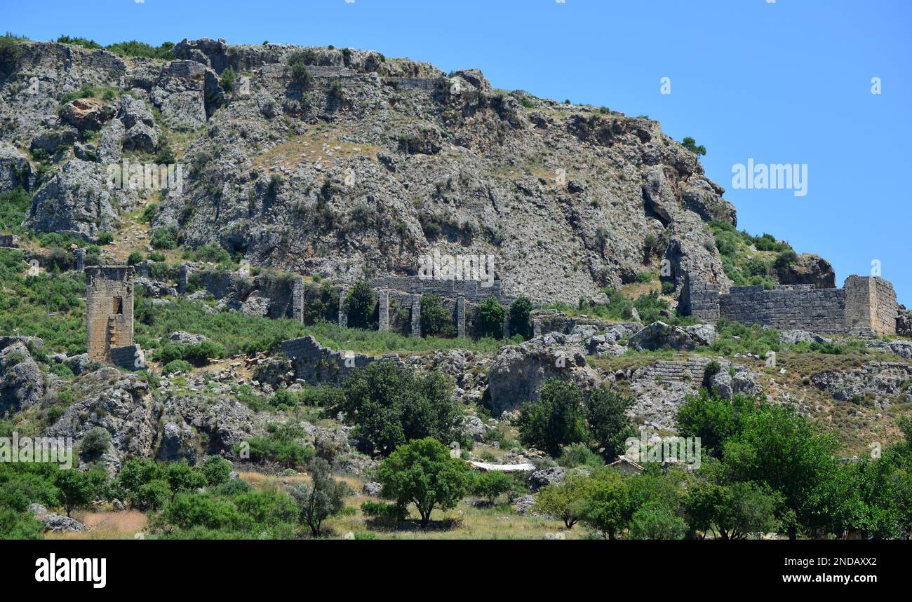 Sillyon Ancient City - Antalya - TURKEY Stock Photo - Alamy