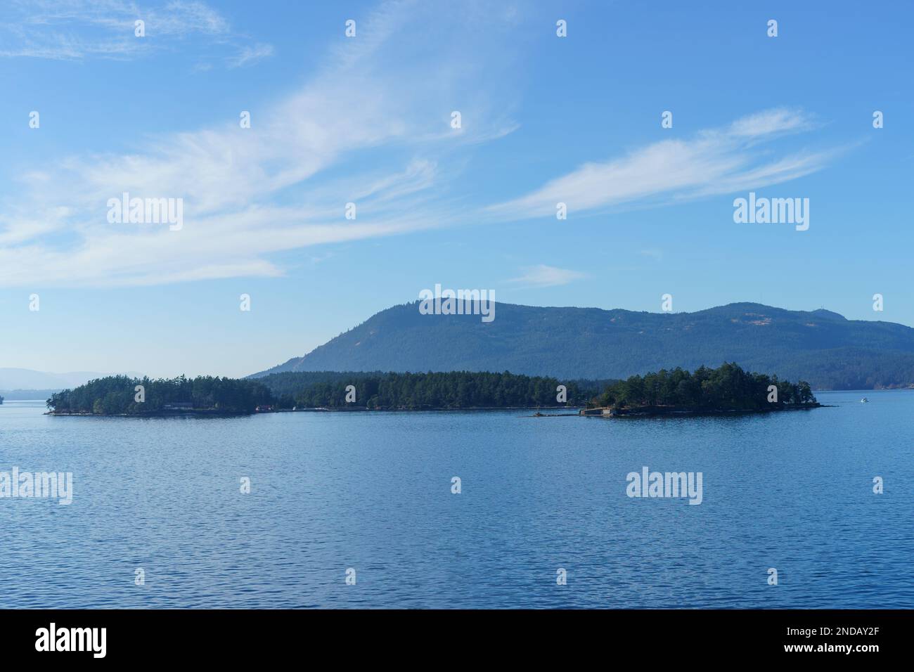 A daytime view of the West coast island Stock Photo - Alamy