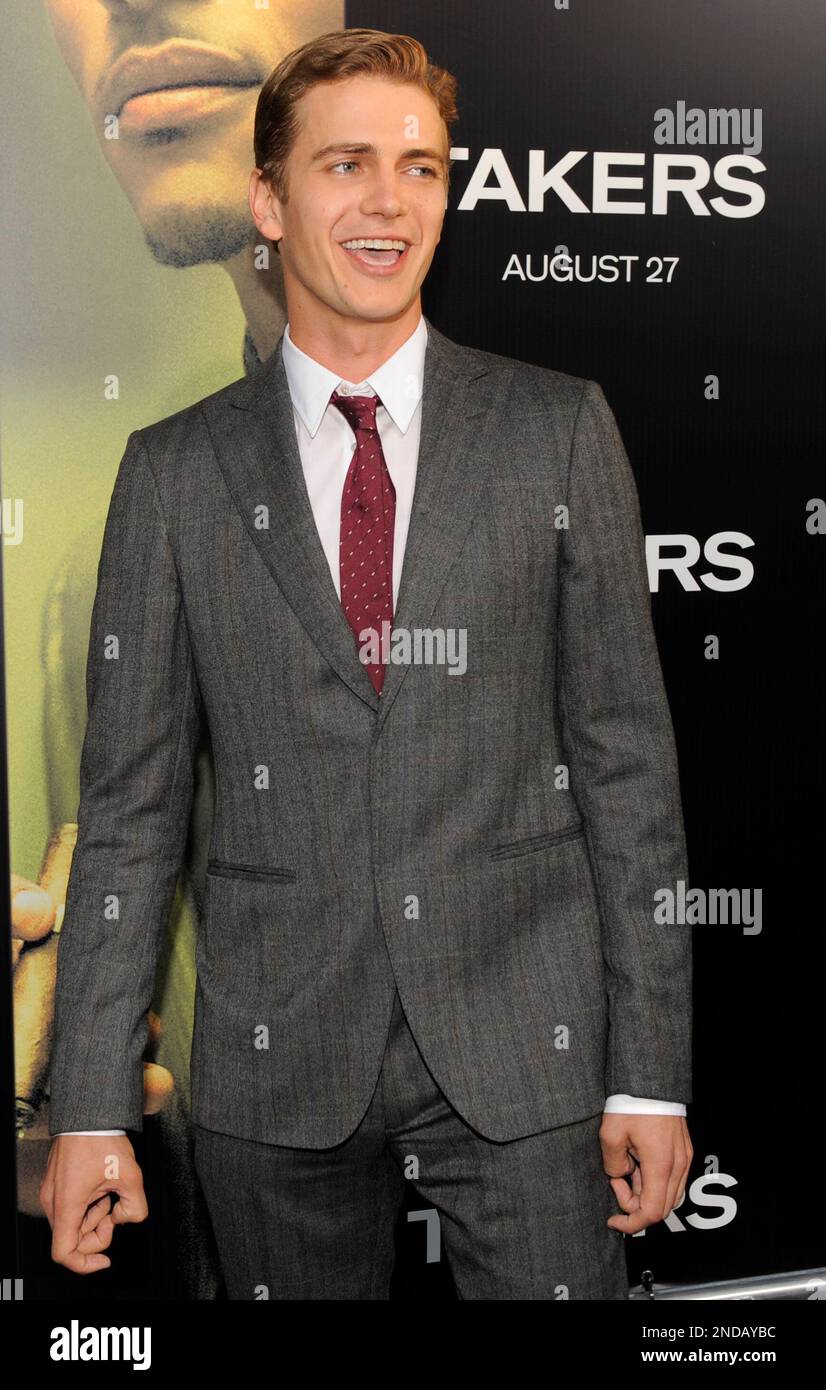 Hayden Christensen arrives at the premiere of the film "Takers" in Los ...