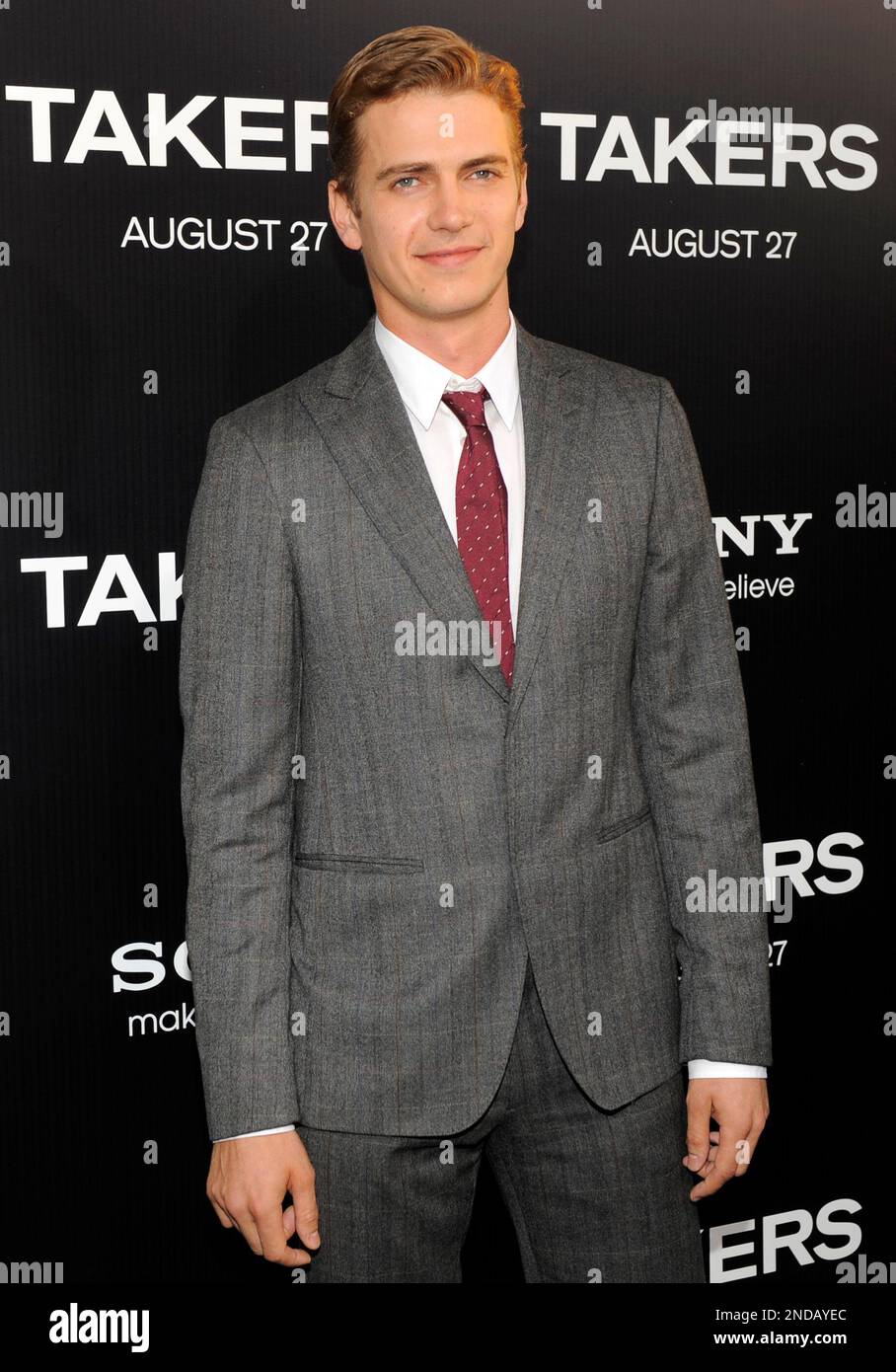 Hayden Christensen arrives at the premiere of the film "Takers" in Los ...